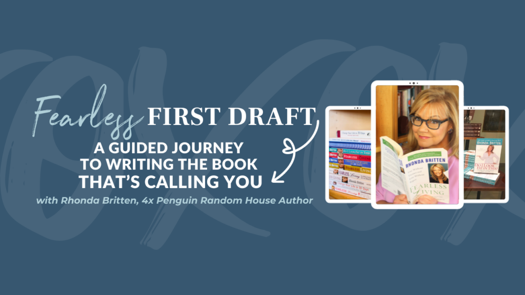 Fearless First Draft: Book Writing Class – Cohort 2 – Fearless You